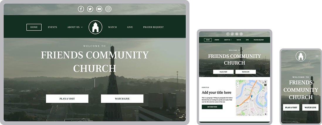Sites | Church Website Builder by BoxCast