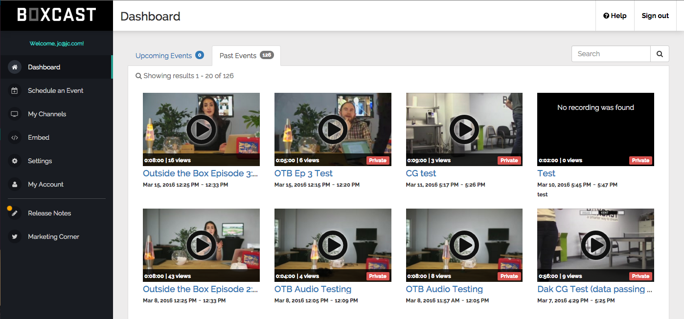 BoxCast :: a smarter way to stream
